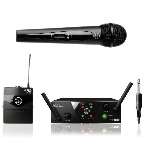 Akg WMS40 Mini2 Dual Vocal / Instrumental Set Wireless handheld microphone