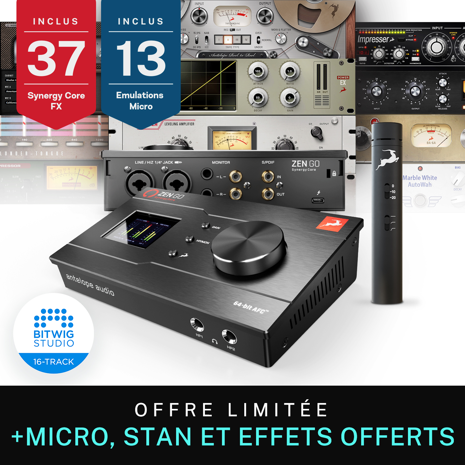Antelope audio Zen Go Synergy Core Usb audio interface