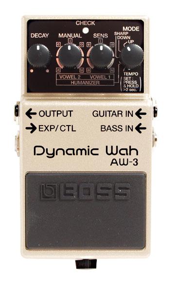 Boss AW-3 Dynamic Wah - white Wah & filter effect pedal