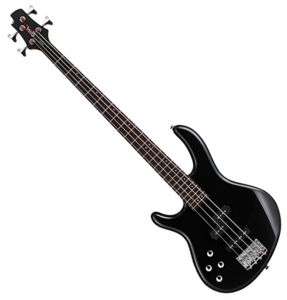 Cort Action Bass Plus BK Gaucher - black Solid body electric bass black