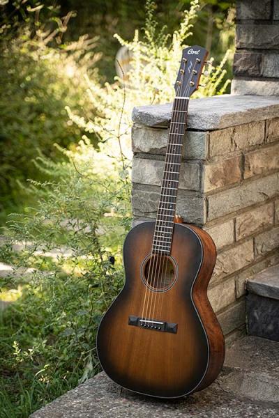 Cort Core-PE Mahogany - open pore black burst Electro acoustic guitar