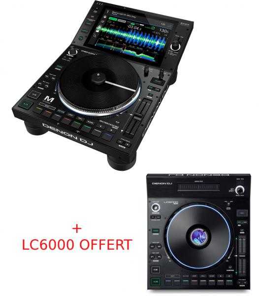 Denon dj SC 6000M + LC 6000 Mp3 & cd turntable
