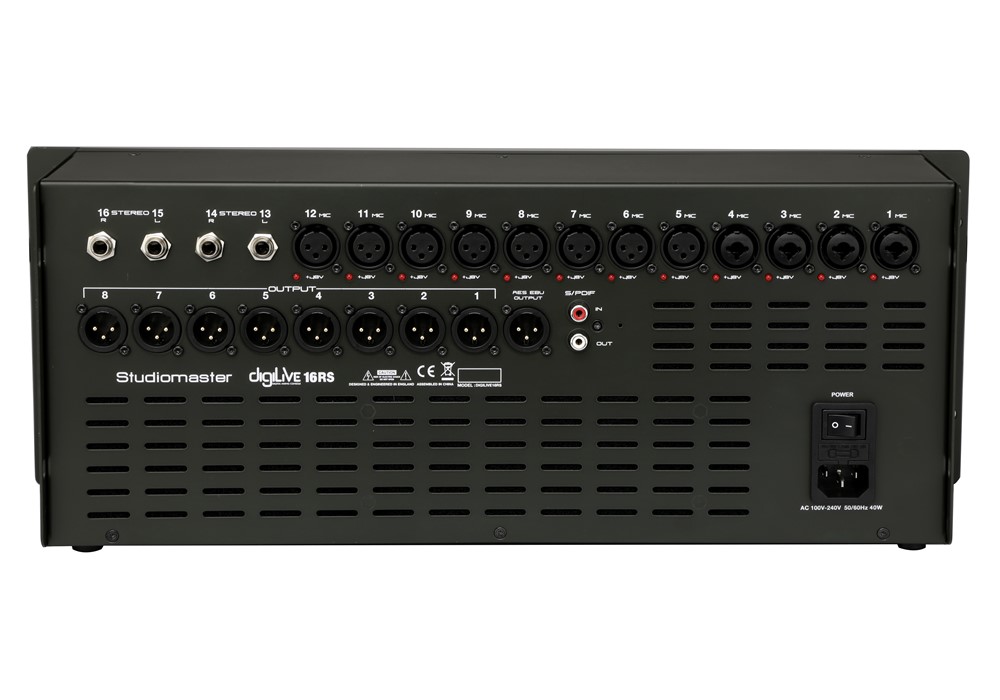 Studiomaster DIGILIVE 16RS Digital mixing desk