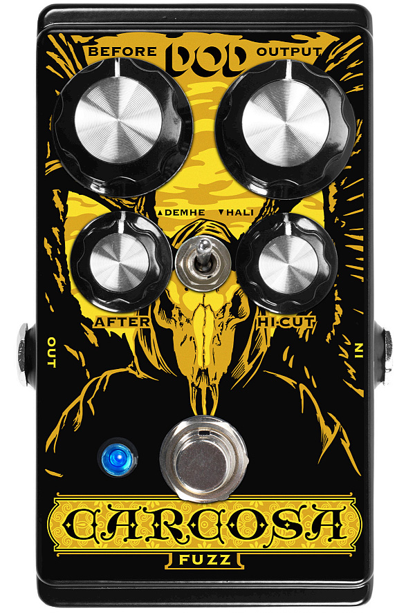 Dod Carcosa Fuzz Overdrive, distortion & fuzz effect pedal