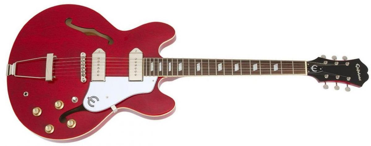 Epiphone Casino - cherry Semi-hollow electric guitar red