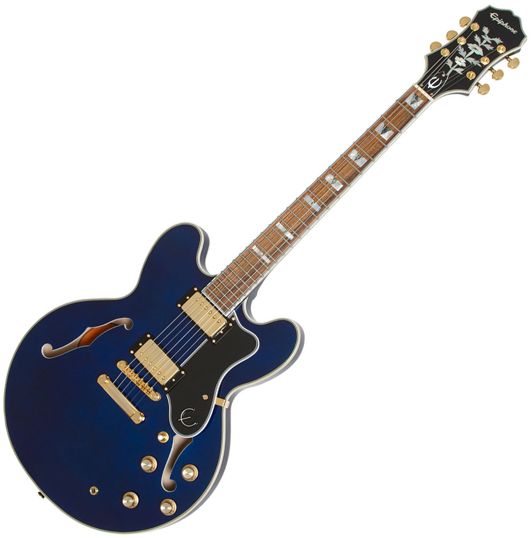 Epiphone Sheraton-II PRO 2018 - midnight sapphire Semi-hollow electric ...