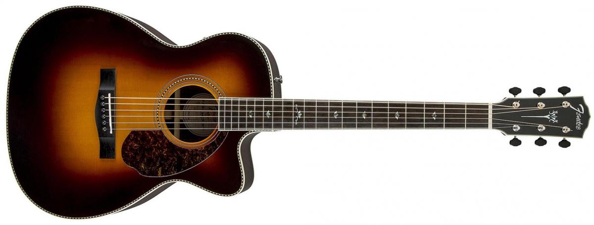 Fender PM-3 Deluxe Paramount - vintage sunburst Acoustic guitar & electro