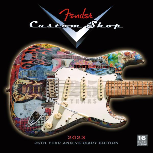 Fender 2023 Custom Shop Wall Calendar Calendar