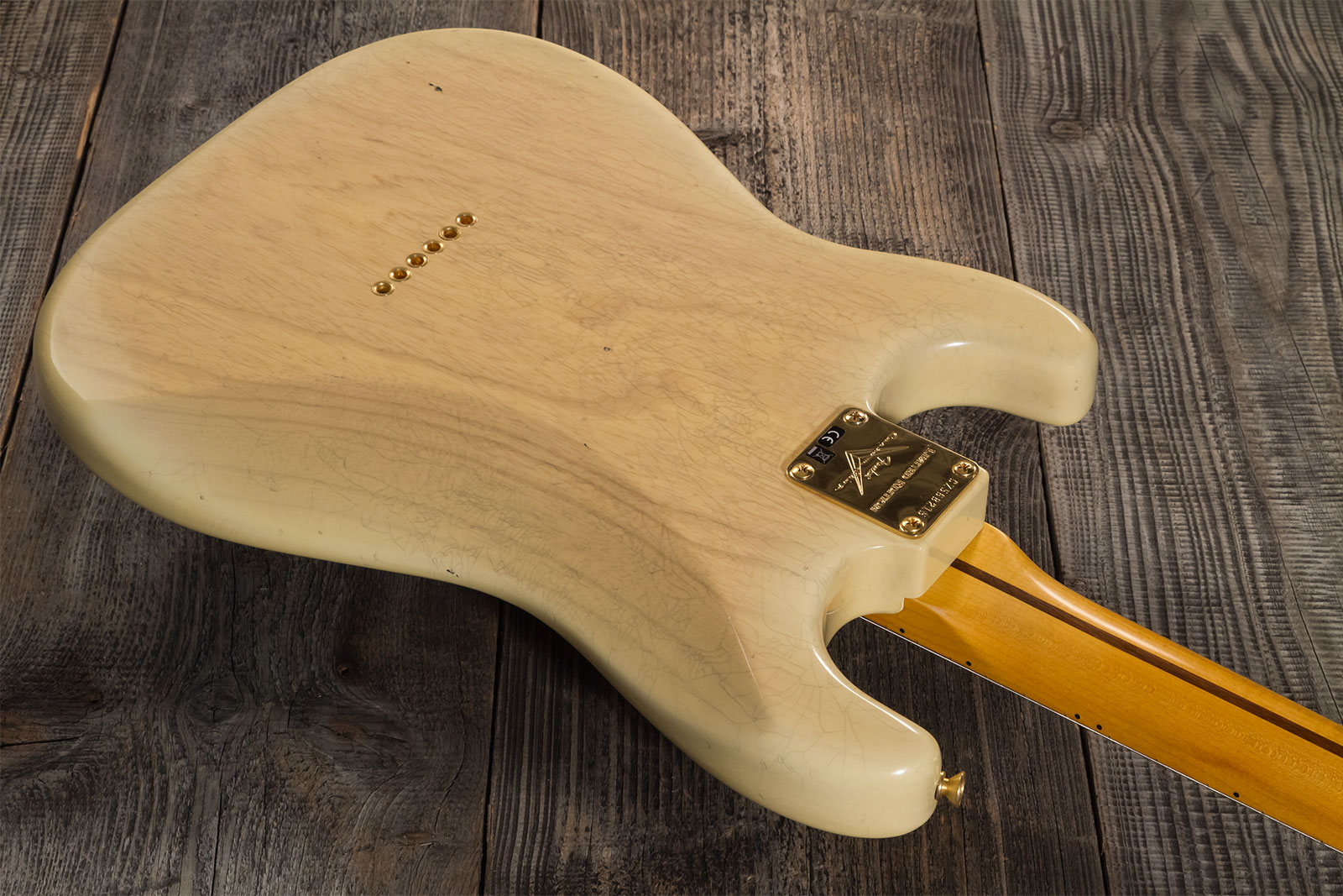 Fender Custom Shop 1955 Stratocaster Hardtail Gold Hardware #CZ568215 ...