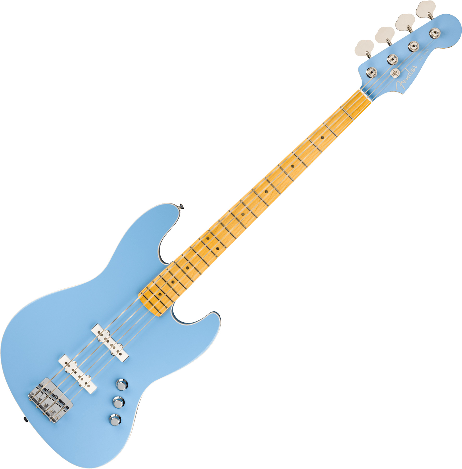 Fender Aerodyne Special Jazz Bass Japan Mn California Blue Solid Body Electric Bass Blue