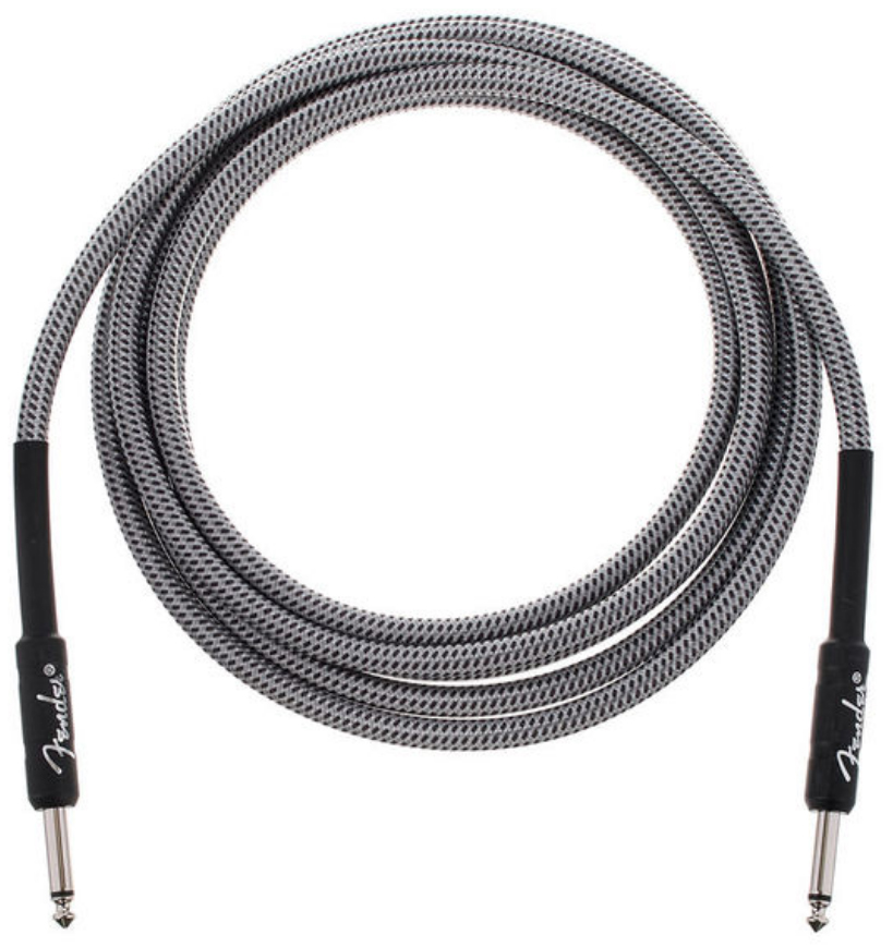 Fender Professional Instrument Cable, Straight/Straight, 10ft - White ...