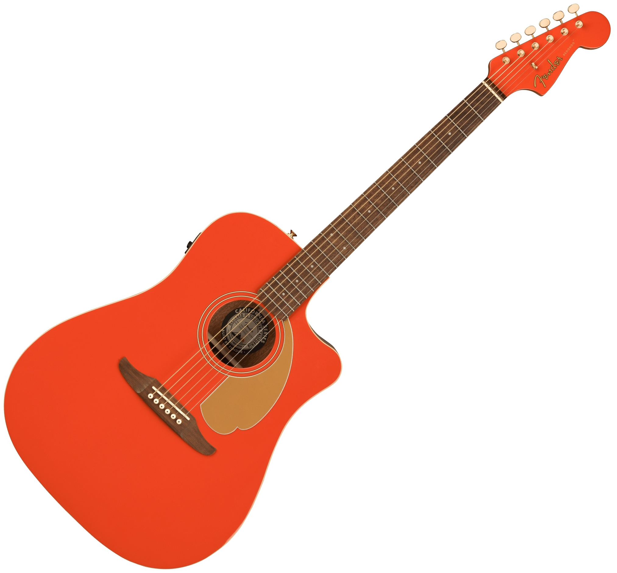 Fender Redondo Player Ltd - fiesta red Acoustic guitar & electro