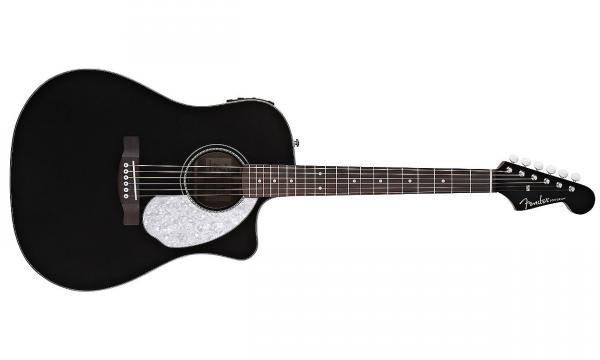 Fender Sonoran SCE - black matching headstock Acoustic guitar & electro