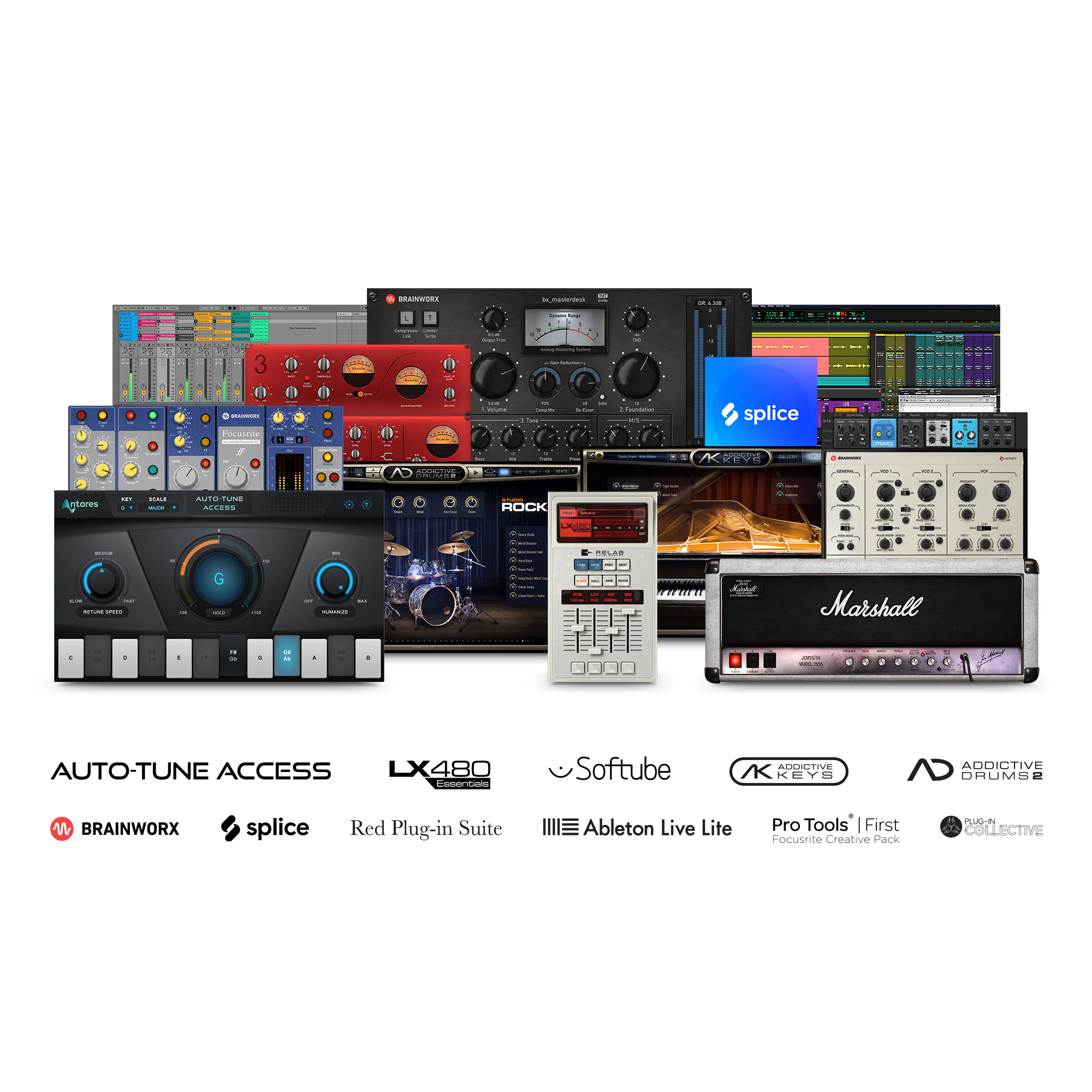 Focusrite Scarlett 3 2i2 Studio Home studio set