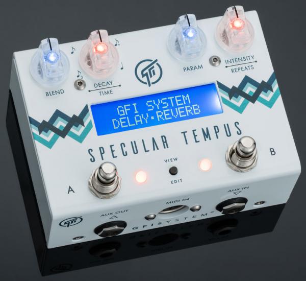 Gfi system Specular Tempus Reverb Delay Reverb, delay & echo effect pedal