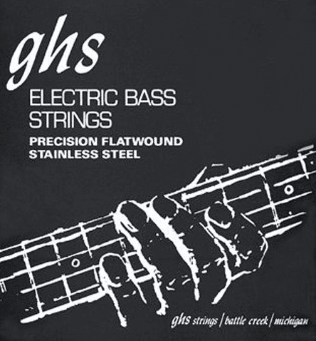 Ghs Bass (4) Stainless Steel Precision Flatwound 45-105 Electric bass ...