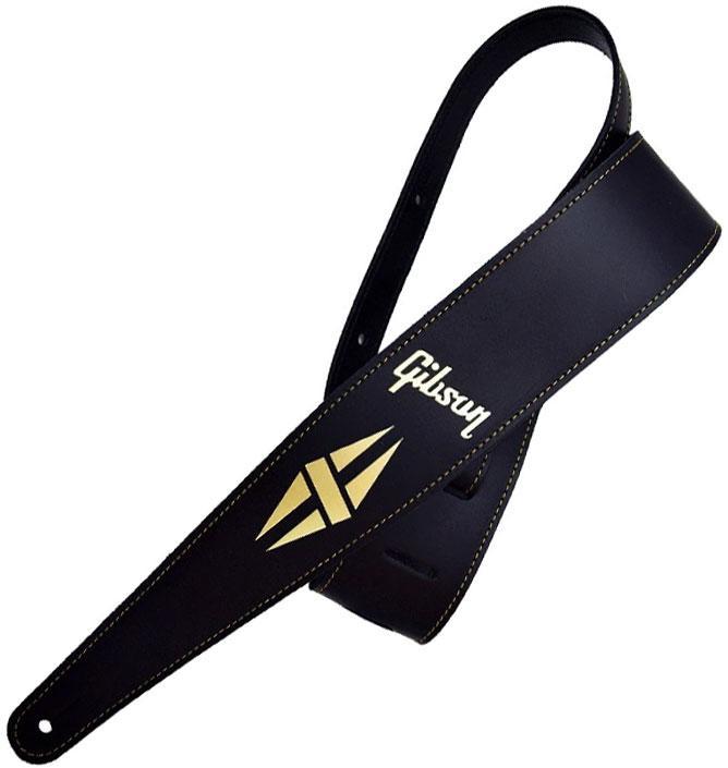 Gibson The Split-Diamond Guitar Strap - Black Guitar strap