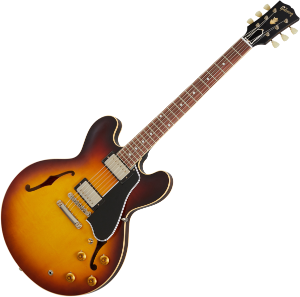 Gibson Custom Shop Historic 1959 ES-335 Reissue - vos ebony Semi-hollow ...