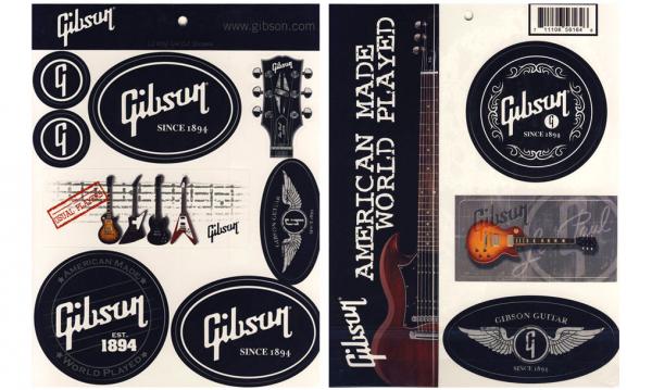 Gibson stickers - Pay cheap for your instrument - Star's Music