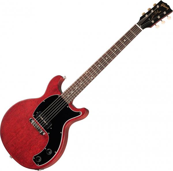 Gibson Les Paul Junior Tribute DC - worn cherry Solid body electric ...