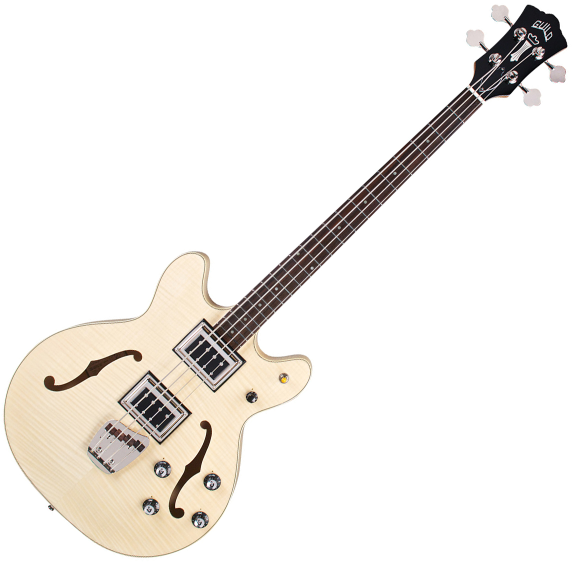 Guild Starfire Bass II Flamed Maple Newark St. Collection - natural ...