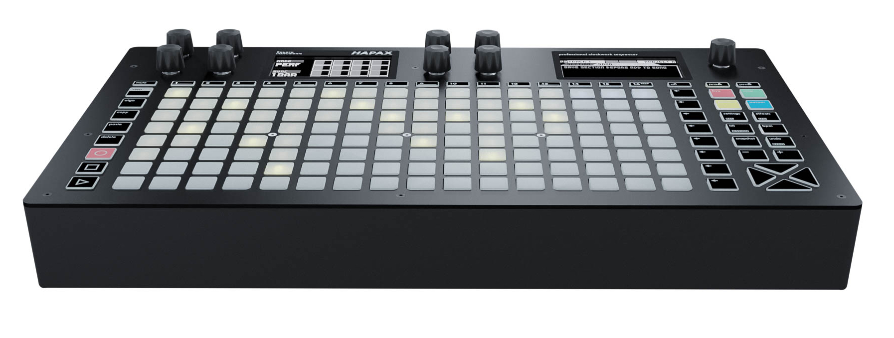 Squarp instruments HAPAX Midi controller