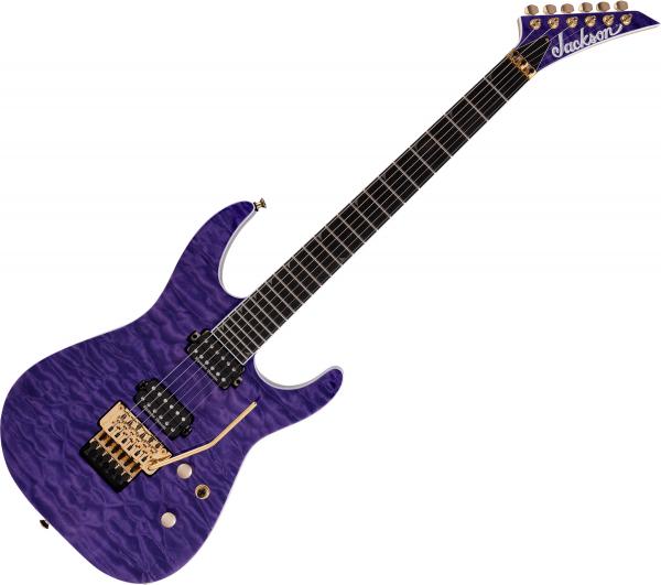 Jackson Pro Series Soloist SL2Q MAH - transparent purple Solid body ...