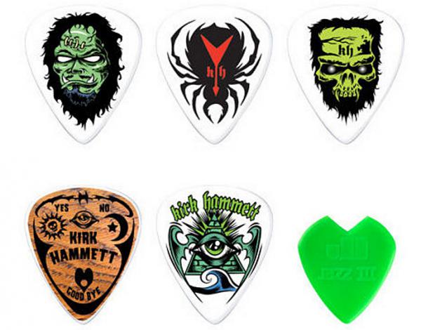 Jim dunlop Picks Kirk Hammett The Monster Is Loose 0.88mm Tin Set ...