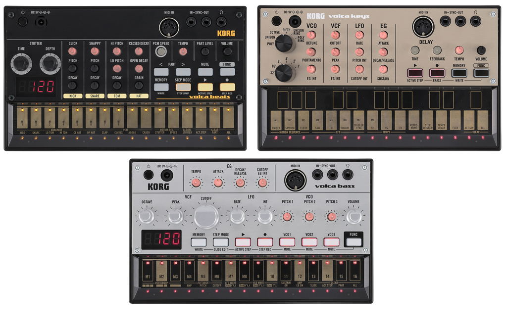 Korg Volca Trilogy Home studio set
