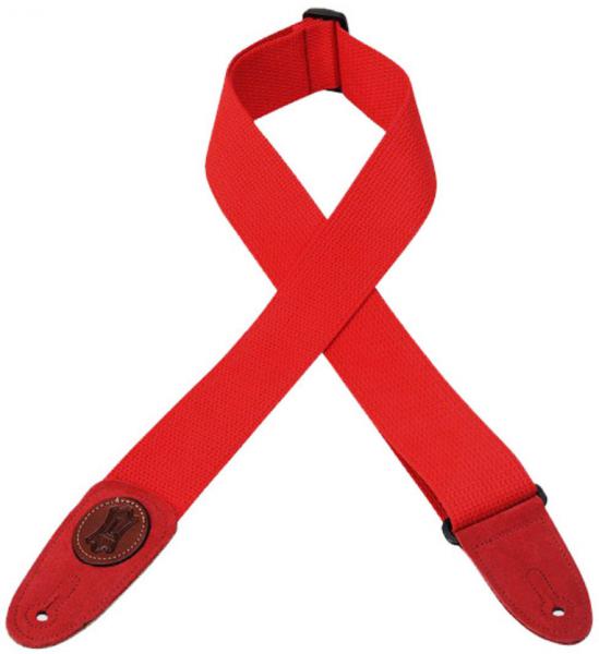 Levy's MSSC8-RED Cotton Guitar Strap Guitar strap