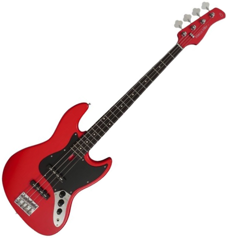 Marcus miller V3 4ST 2nd Gen (No Bag) - red satin Solid body electric ...