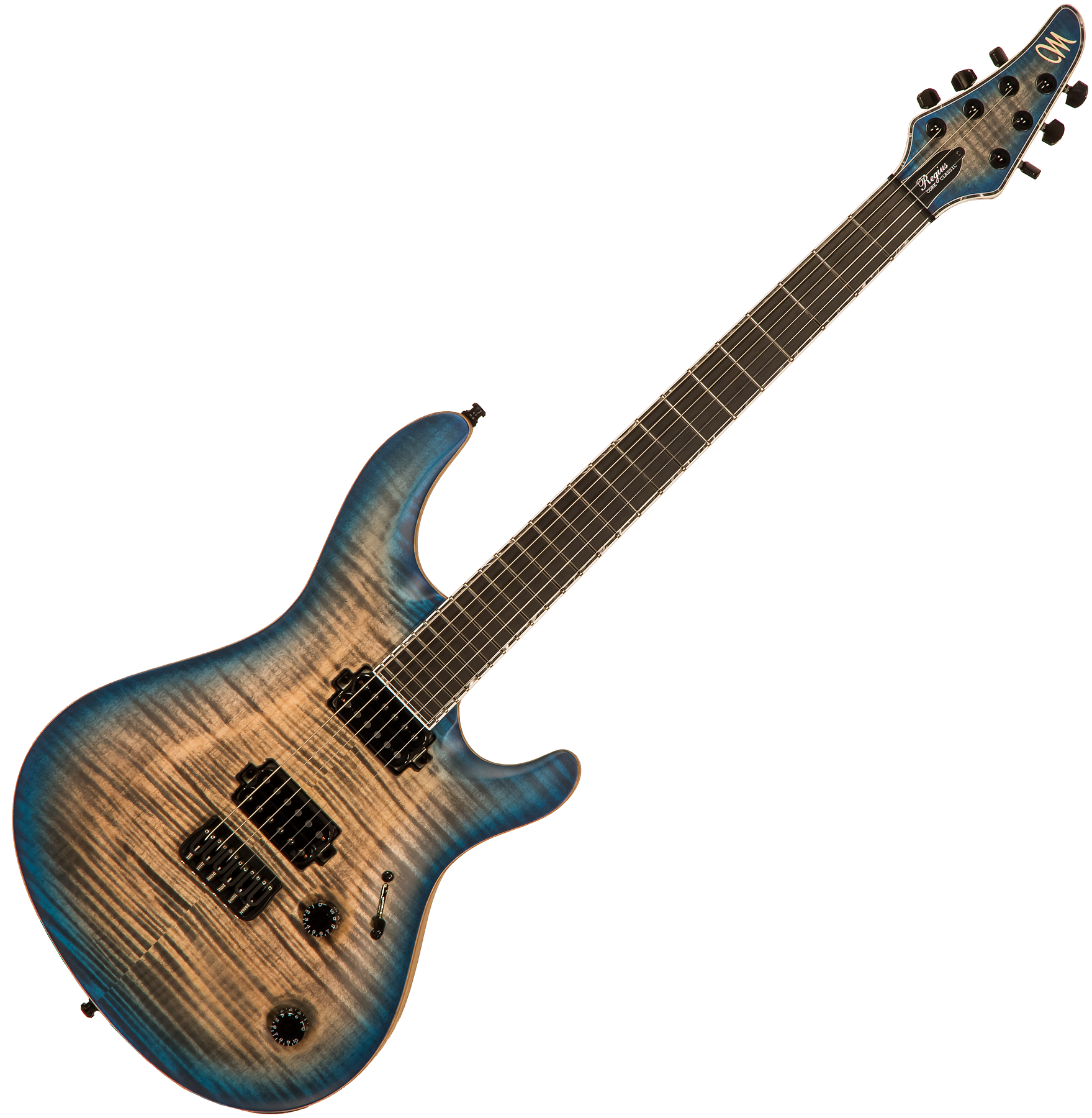 Mayones guitars Regius Core Classic 6 #RF2204447 - jean black 2-tone ...