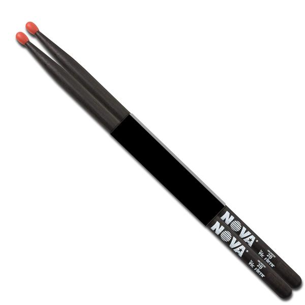 Nova 2B Black - Nylon tip Drum stick