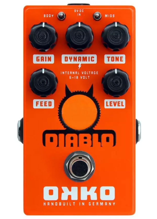 Okko Diablo Overdrive Overdrive, distortion & fuzz effect pedal