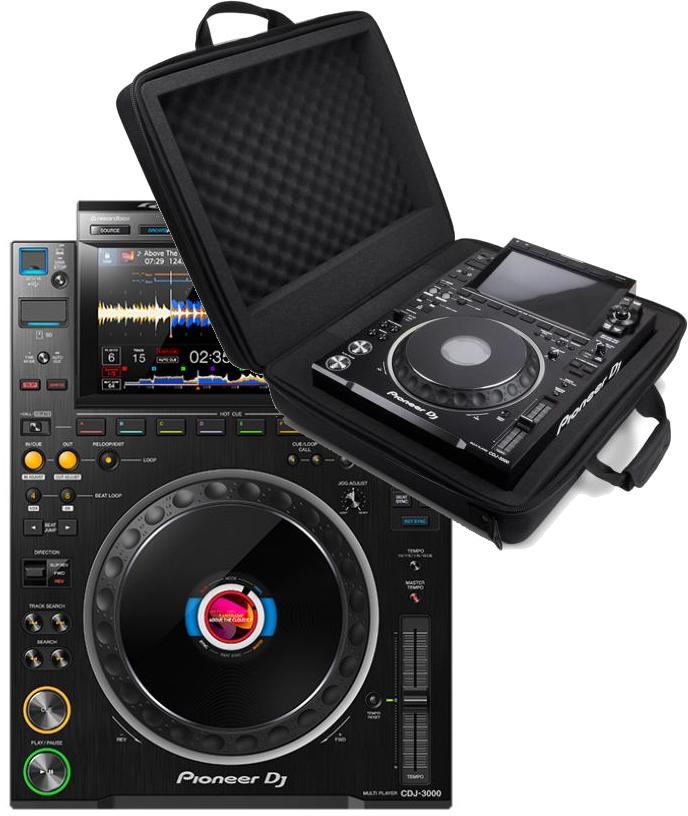 Pioneer dj CDJ 3000 + DJC-3000 BAG Case/flight/decksaver
