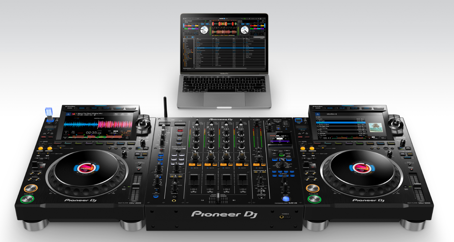 Pioneer dj DJM-A9 + 2 x CDJ 3000 Full dj set