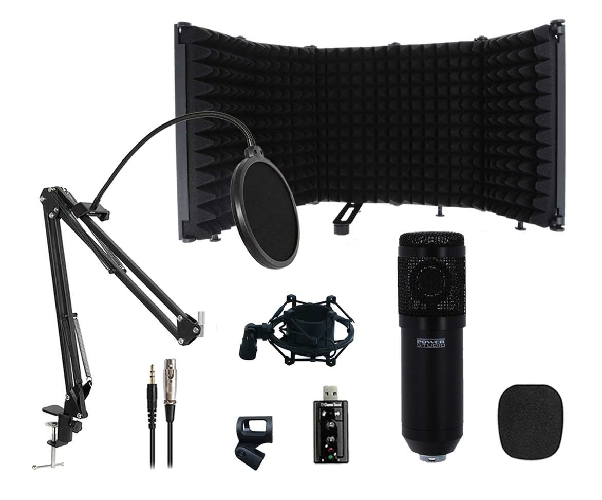 Power studio VIBE d1 XLR RF Microphone pack with stand