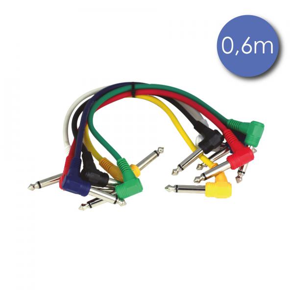 Ebs PCF Deluxe Stereo TRS Flat Patch Cable DLS-58 Patch