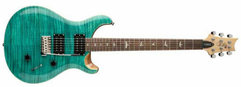 Prs SE Custom 24 - turquoise Double cut electric guitar