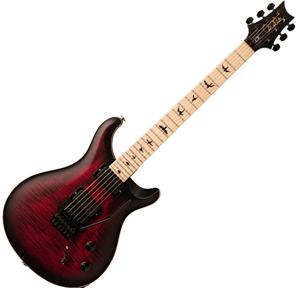 Prs USA Dustie Waring DW CE 24 Floyd - waring burst Solid body electric ...