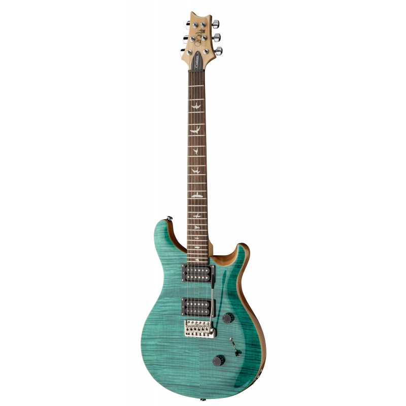 Prs SE Custom 24 - turquoise Double cut electric guitar