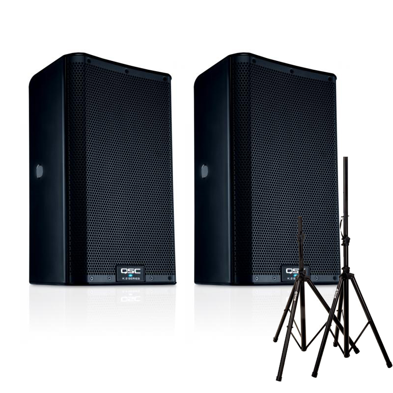 Qsc K8.2 + Stand XH6310 Complete pa system