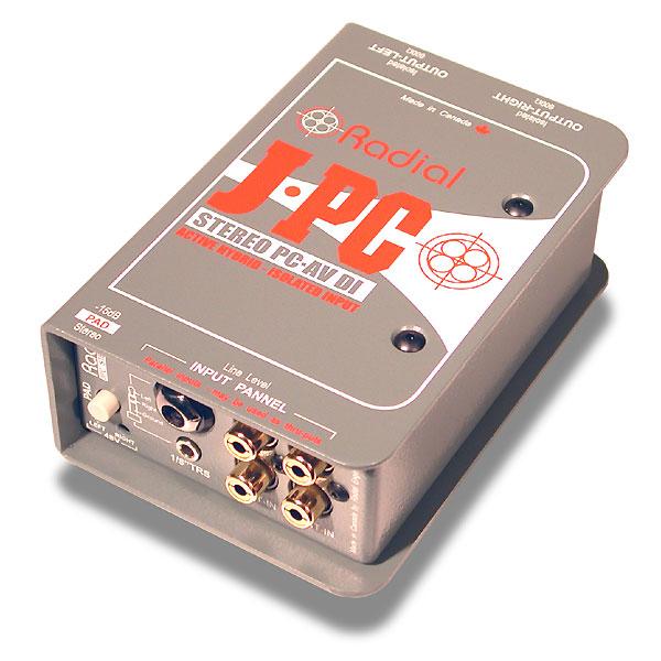 Radial J-Class JPC Stereo PC-AV DI Di box