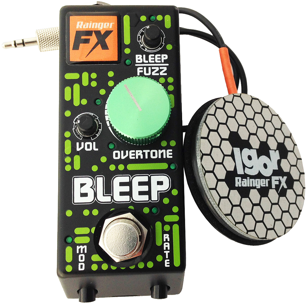 Rainger fx Bleep Fuzz (with Igor controller) Overdrive, distortion & fuzz effect pedal