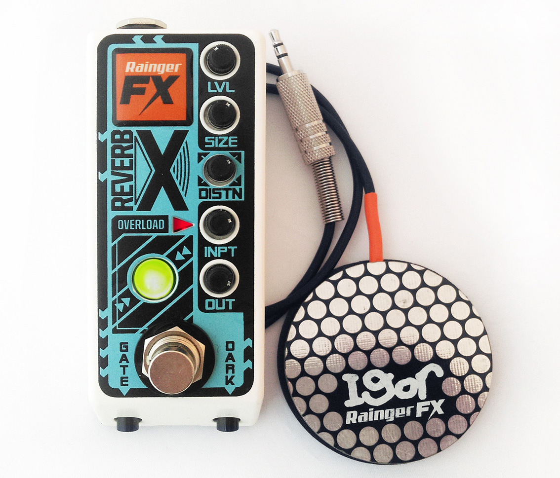 Rainger fx Reverb-X (& Igor) Reverb, delay & echo effect pedal