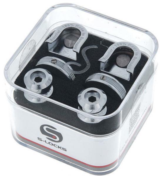 Schaller S-Locks Pair - Chrome Straplock Schaller S-Locks Pair - Chrome Straplock
