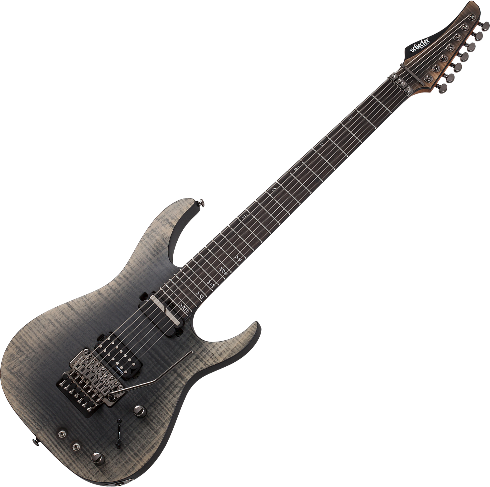 Schecter Banshee Mach-7 FR S - fallout burst Solid body electric guitar ...