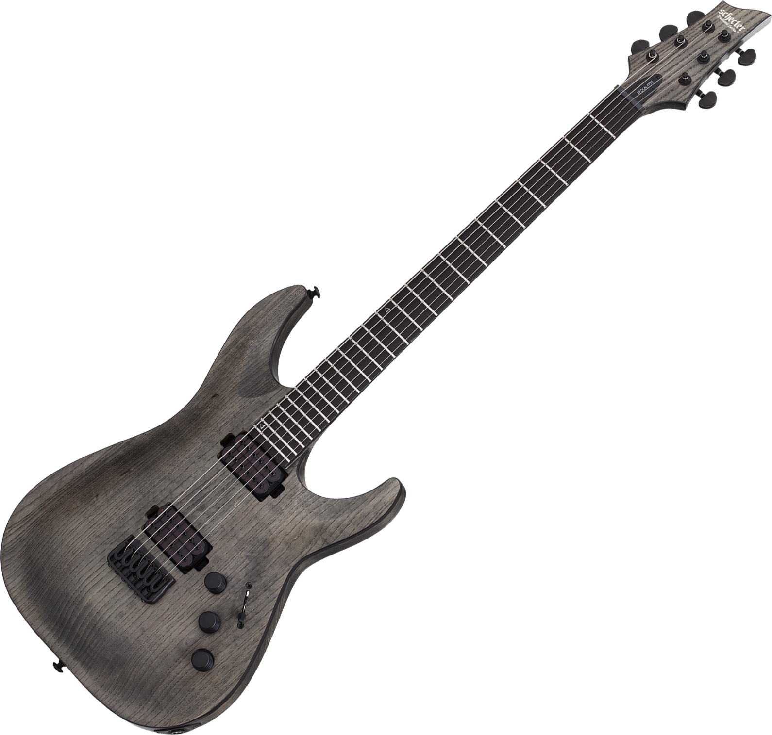 Schecter C-1 EX Apocalypse - rusty grey Baritone guitar grey