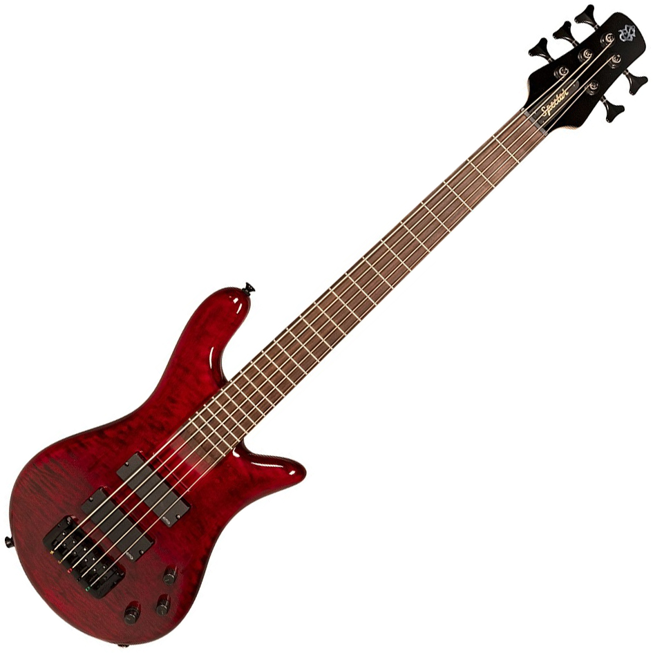 Spector Bantam 5 - black cherry Solid body electric bass red