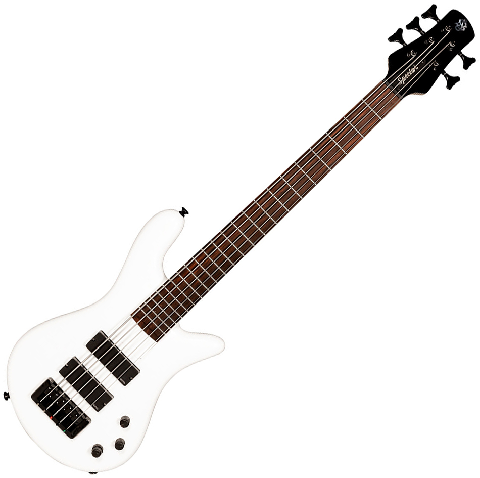 Spector NS Bantam 5 - solid white Solid body electric bass white